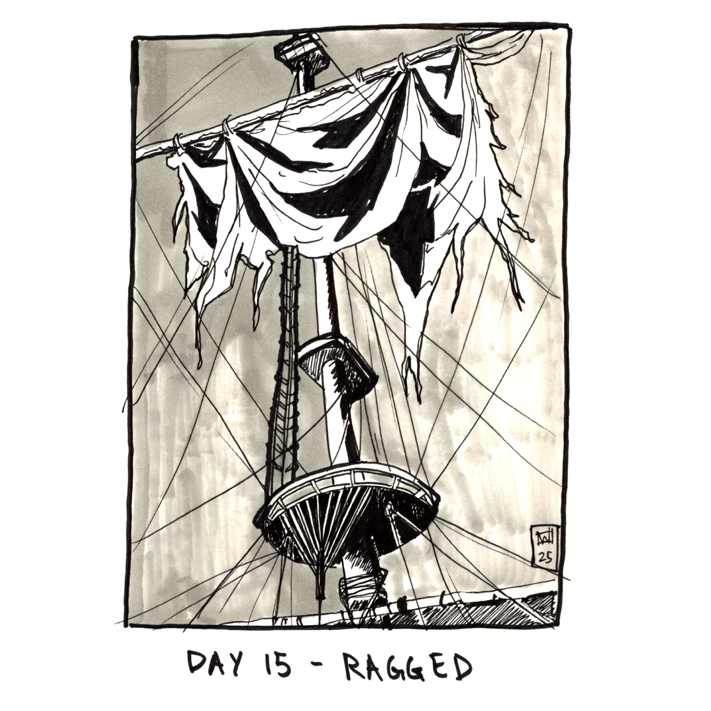 Inktober 2025 Prompts – WKW Illustrations